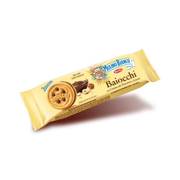 Baiocchi con Crema alla Nocciola e Cacao | Mulino Bianco