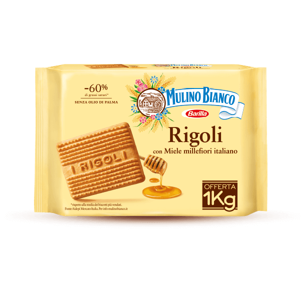 Rigoli: Biscotti frollini con Latte e Miele | Mulino Bianco
